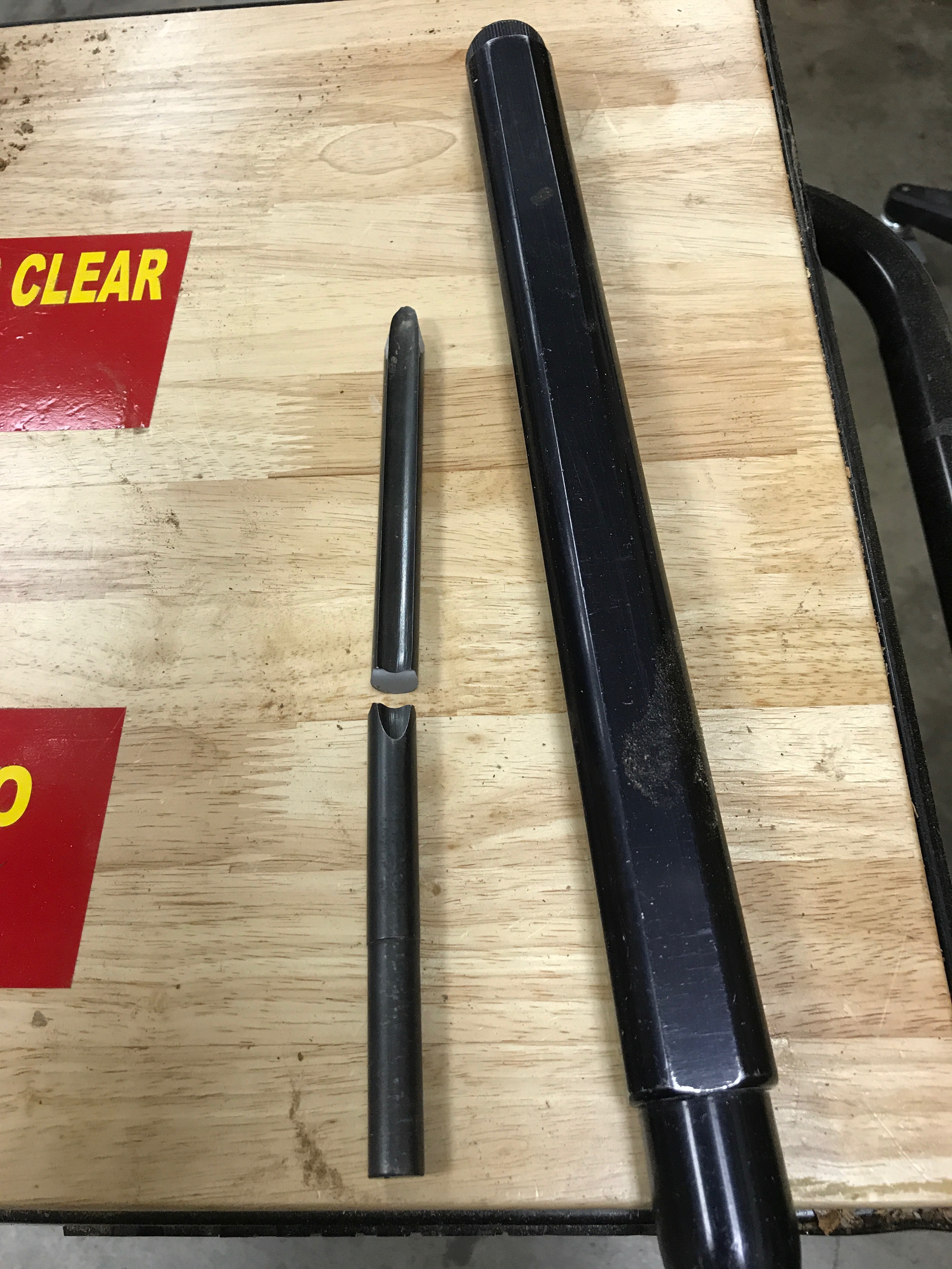 Broken Lathe tool - Woodshop - Dallas Makerspace Talk