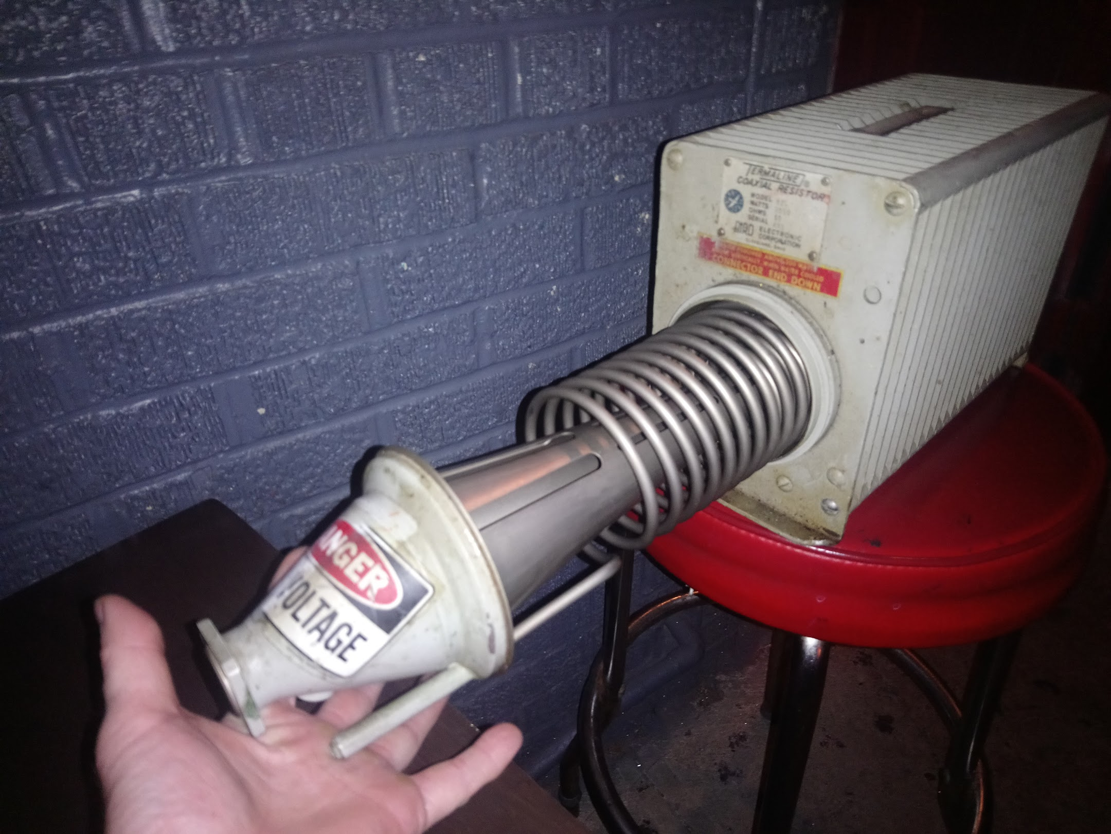 50 Ohm "Bird Termaline" 82C Coaxial Resistive Load, and the Repair ...